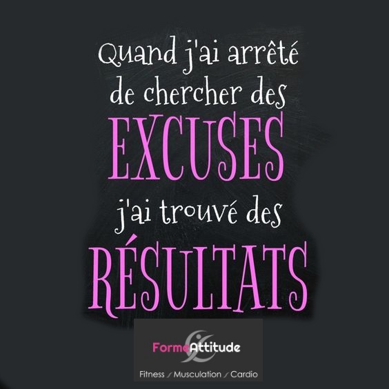 excuse - Forme Attitude